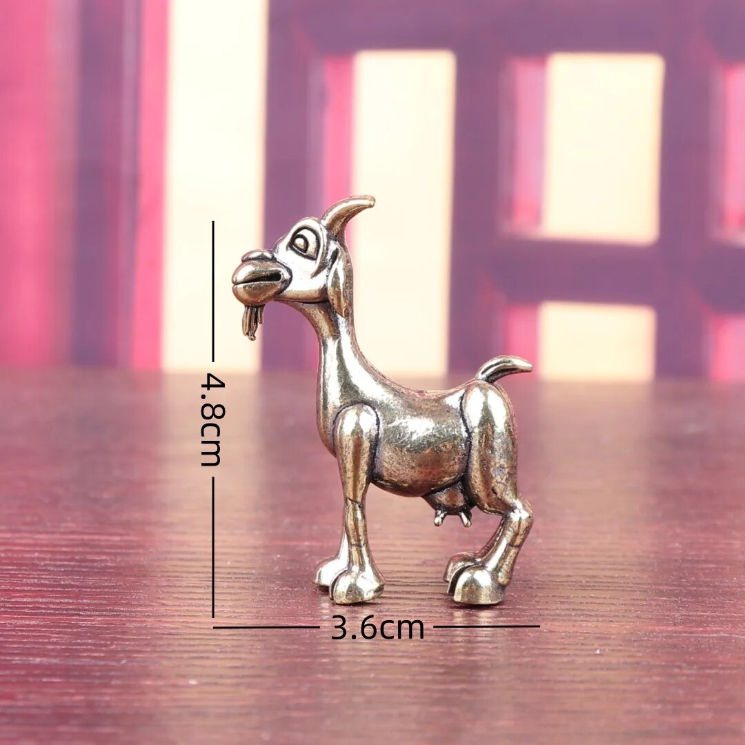 Медная статуэтка козла