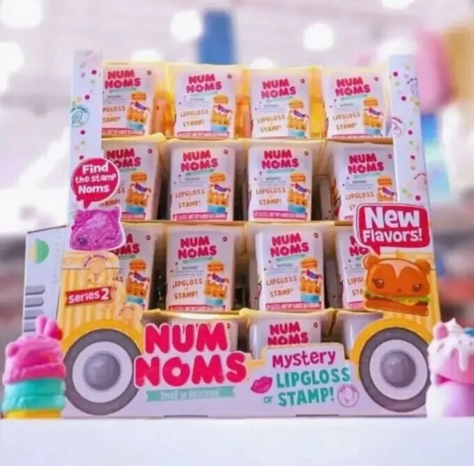 Фигурки, Игрушки для кошек Lip Gloss or Stamp/Сюрприз Num Noms Серия 4.1 Mystery Pack