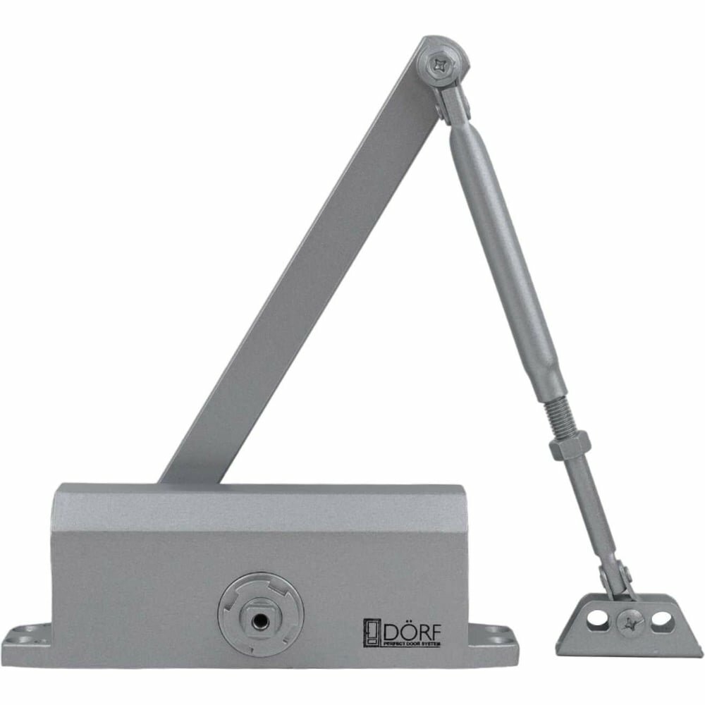 Дверной доводчик DORF 110 кг, серебро L8224_silver