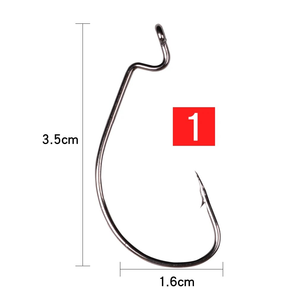 LUSHAZER 10 шт./лот, рыболовные крючки из углеродистой стали, джиг-шатун, большой крючок для окуня, свинцовая джиг-головка, кривошип, колючий крючок для мягкой рыболовной приманки
