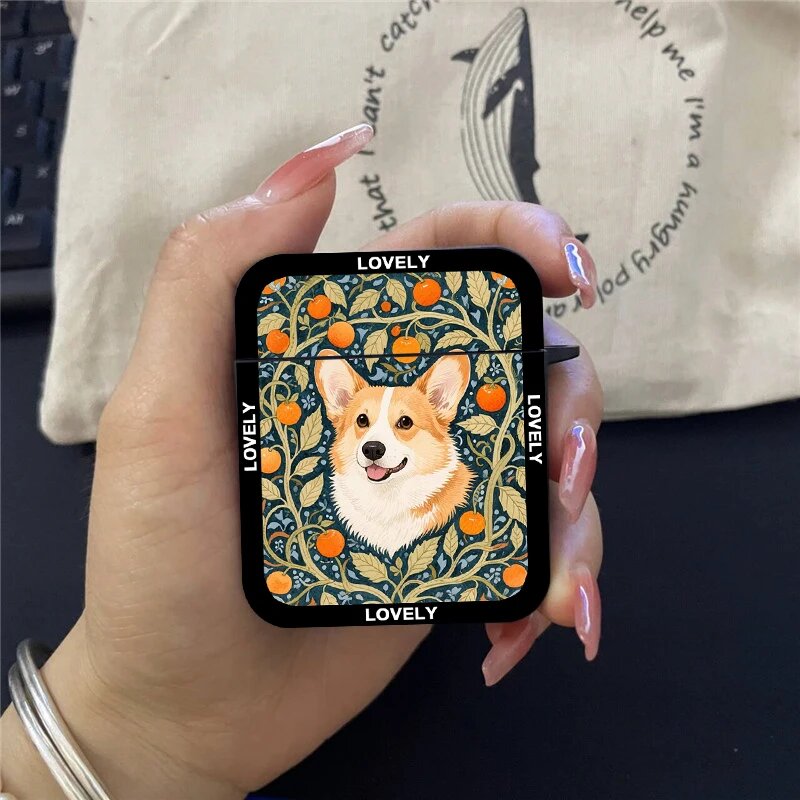 Чехол для наушников с рисунком черной кошки и собаки для Apple AirPods Pro 2, ретро-арт, масляная живопись, силиконовый чехол для наушников Air Pods 4 3 2