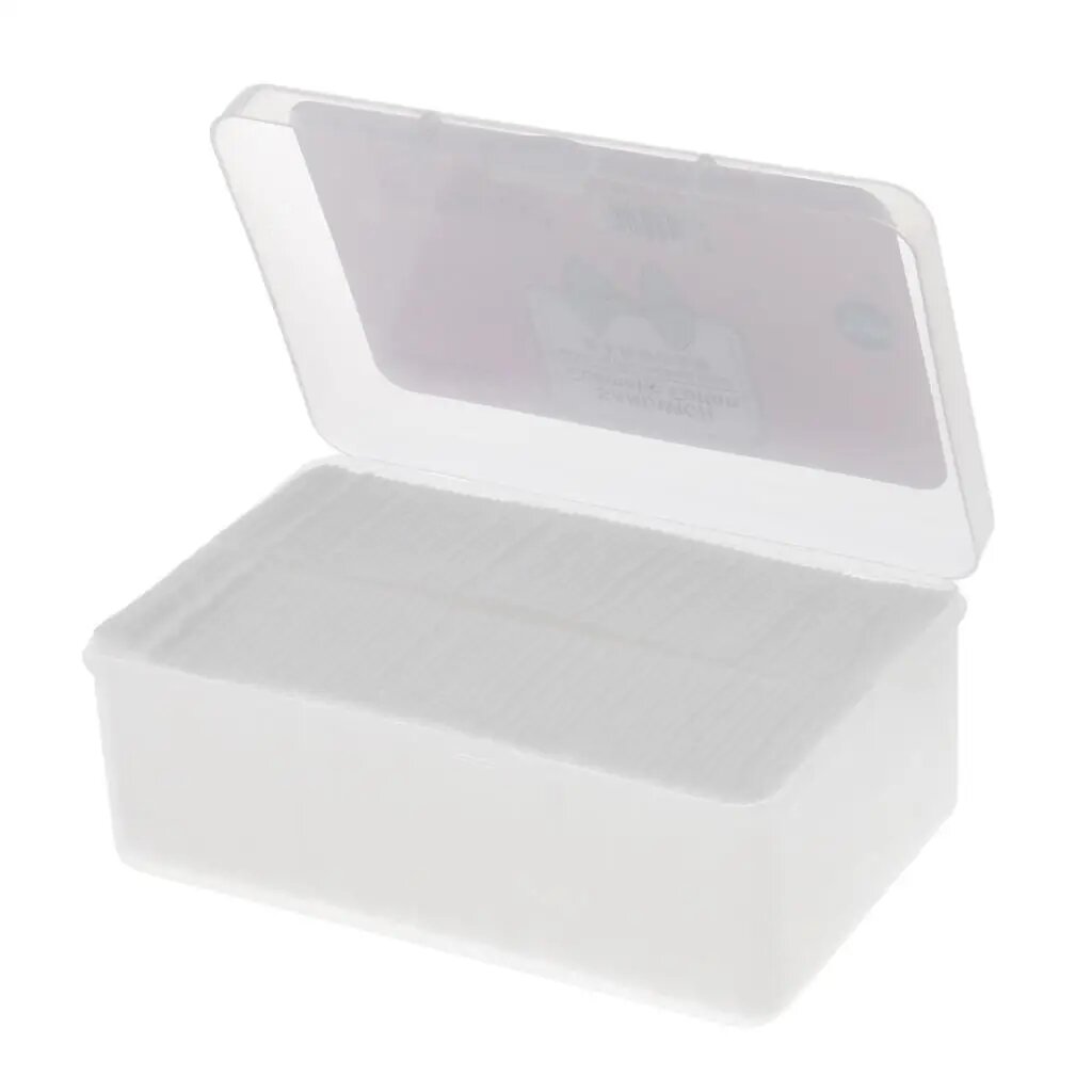 1000 шт./компл. ватные диски для макияжа, квадраты, салфетки для чистки лица, ткани для снятия ногтей, очищающие подушечки, органические