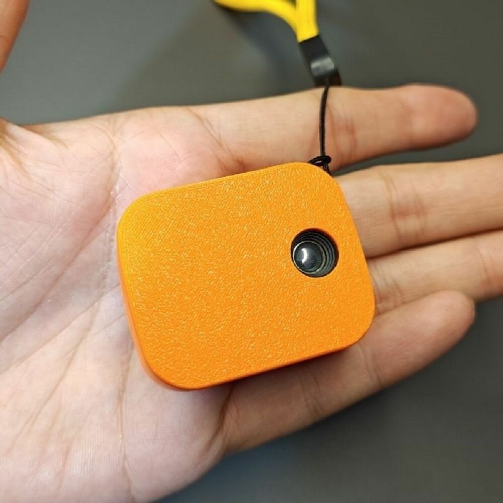 Мини тепловизор с цветным сенсорным экраном 1.69" Для ремонта схем, обнаружения скрытых камер и диагностики температур Инфракрасная камера, оранжевый