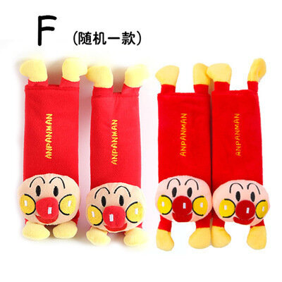 Чехол для ремня безопасности в японском стиле Shin-chan Cinnamoroll Stitch, плечевой ремень, детский автомобильный интерьер, плюшевый плечевой подушка для ремня безопасности