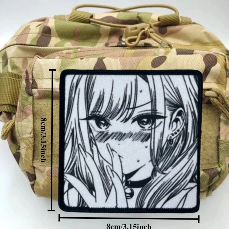 Тактическая нашивка аниме для девочек, CUSTOM-2563