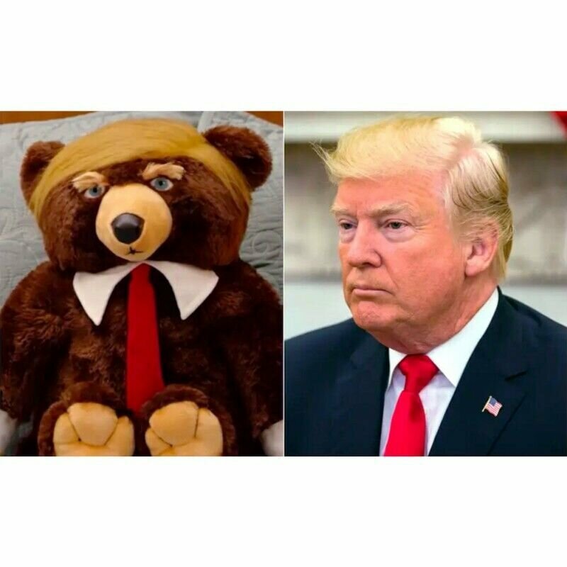 Дональд Трамп Медведь плюшевая игрушка Президент США Медведь (коричневый)