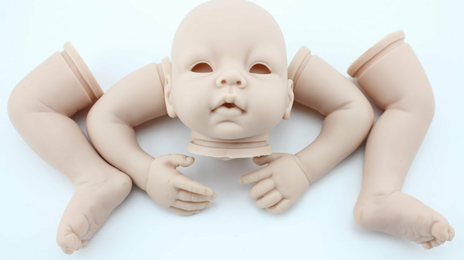 Силиконовая модель DIY Reborn Baby Doll (()