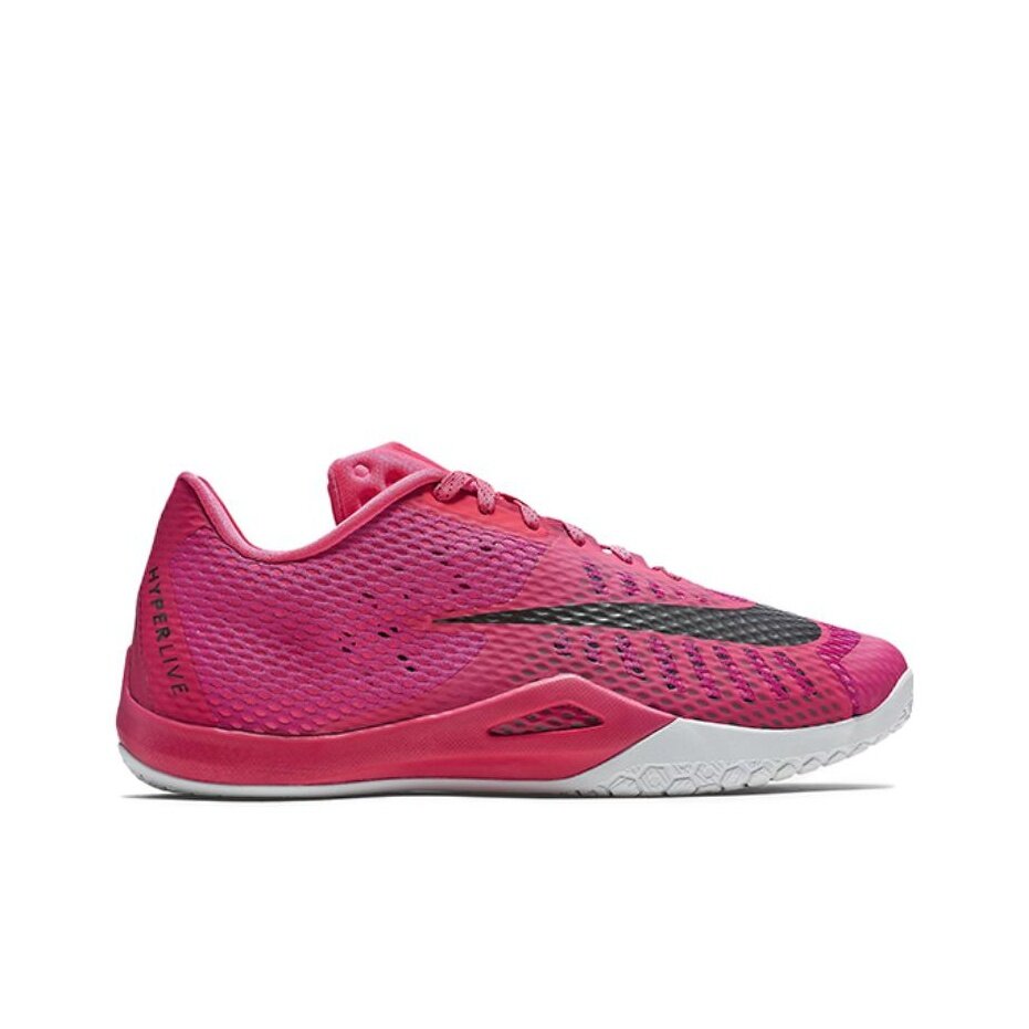 Кроссовки NIKE Hyperlive, размер EU 46 стопа (30CM), розовый, — фото 1