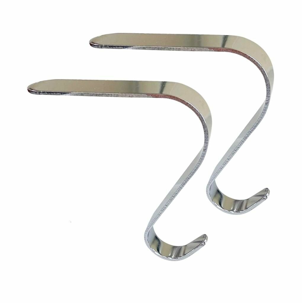 Прочные металлические крючки для рождественских украшений, Серебро - 2