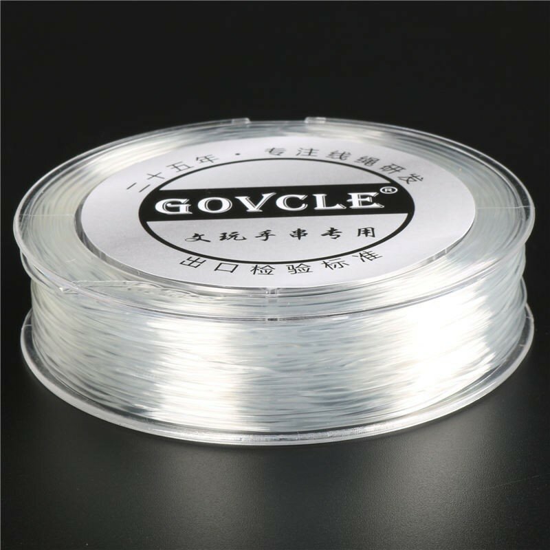 Кристаллический браслет, эластичный шнур, бисерный браслет, износостойкий бисерный шнур, эластичная лента, прозрачный шнур из коровьей кожи