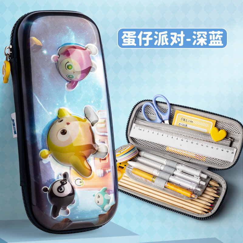 Настоящий яйцо-партитура, многофункциональный EVA 3D пенал, милый высококачественный канцелярский 3D пенал