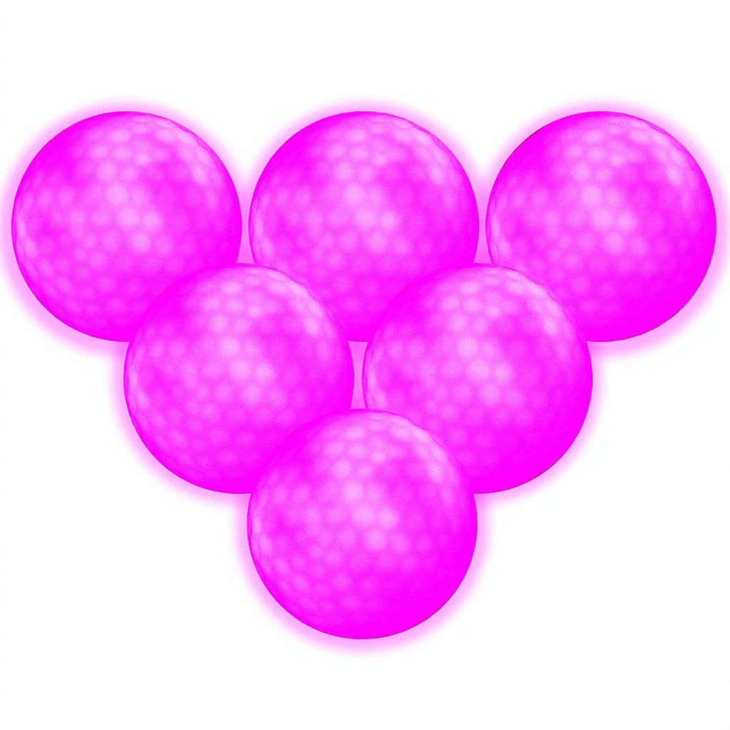 6 штук светящихся мячей для гольфа LED Ночние мячи для гольфа Светящиеся мячи для гольфа Цвета: Белый Розовый Синий Желтый Белый Зеленый Многоцветный Диаметр: 42.67 мм Материал: Синтетика + Резинка Вес: 45.9 г