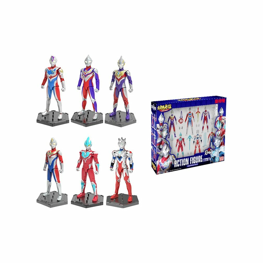 Spiritual Creations Ultraman Characters Action Герой Полностью Действующая Кукла Слепые Коробки