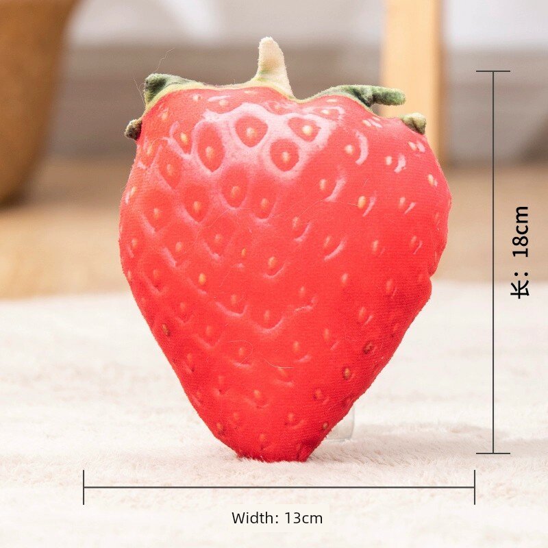 Красные клубничные закуски для домашних животных, пакет 100 г, вкусные клубничные закуски для собак и кошек