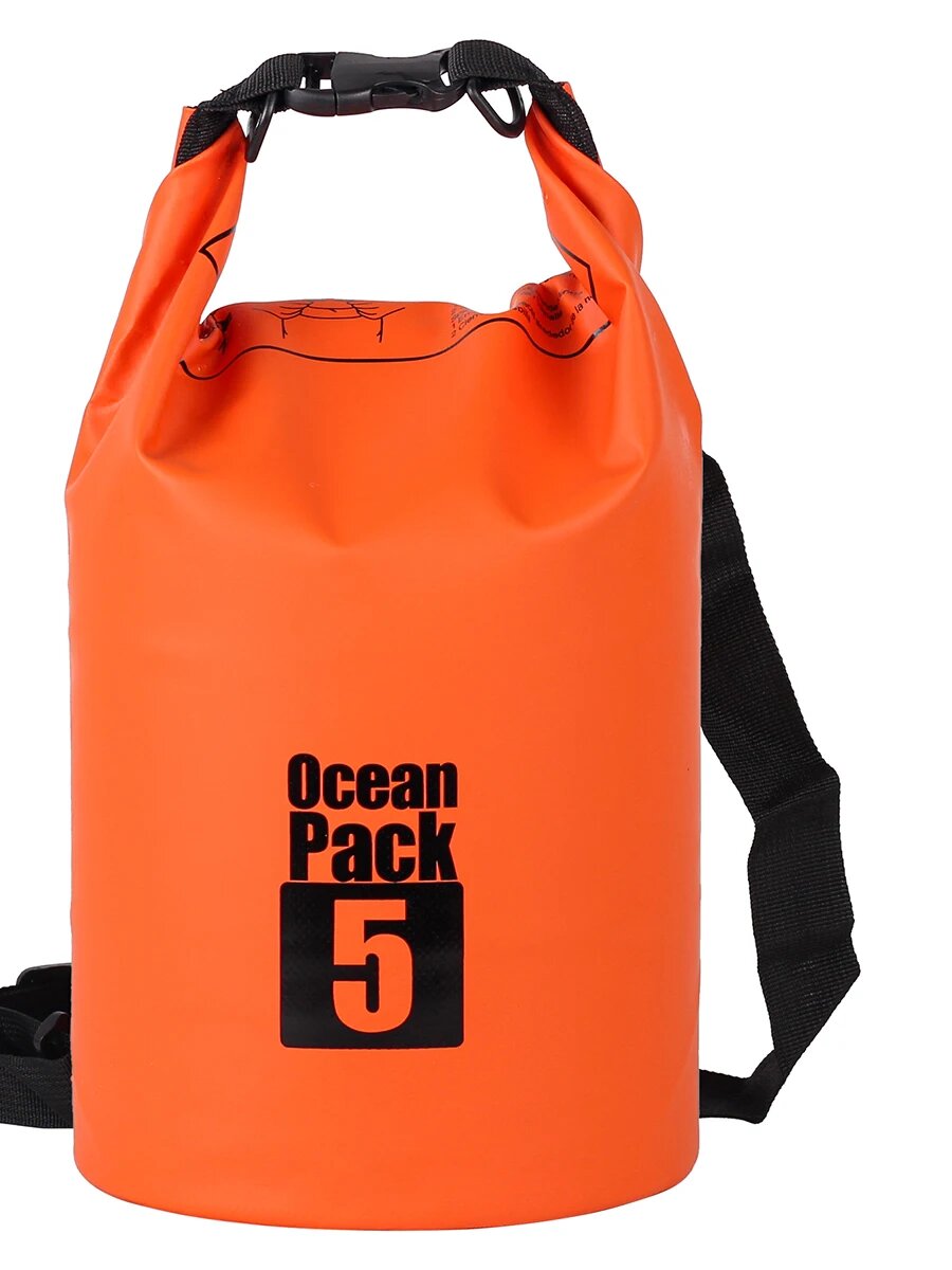 Гермомешок Ocean Pack 5л, оранжевый