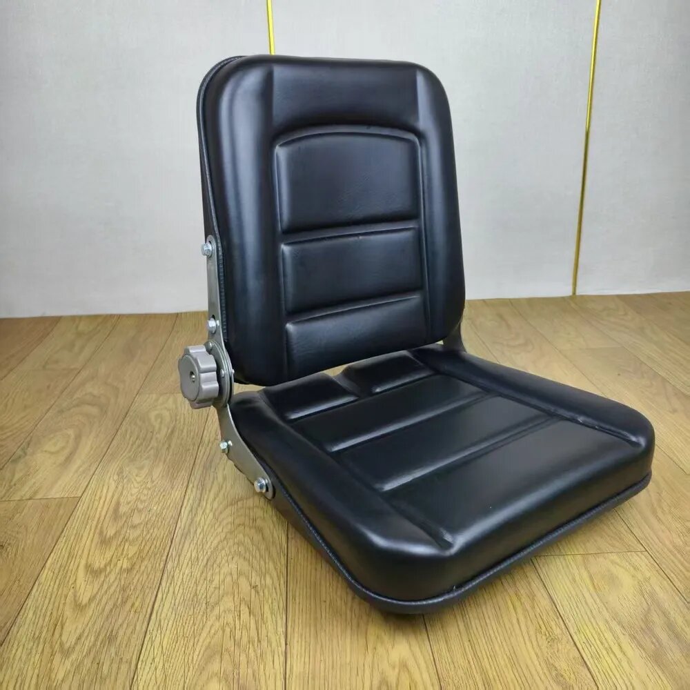 Сиденье для трактора, минитрактора / Кресло универсальное в лодку со спинкой/ Складной