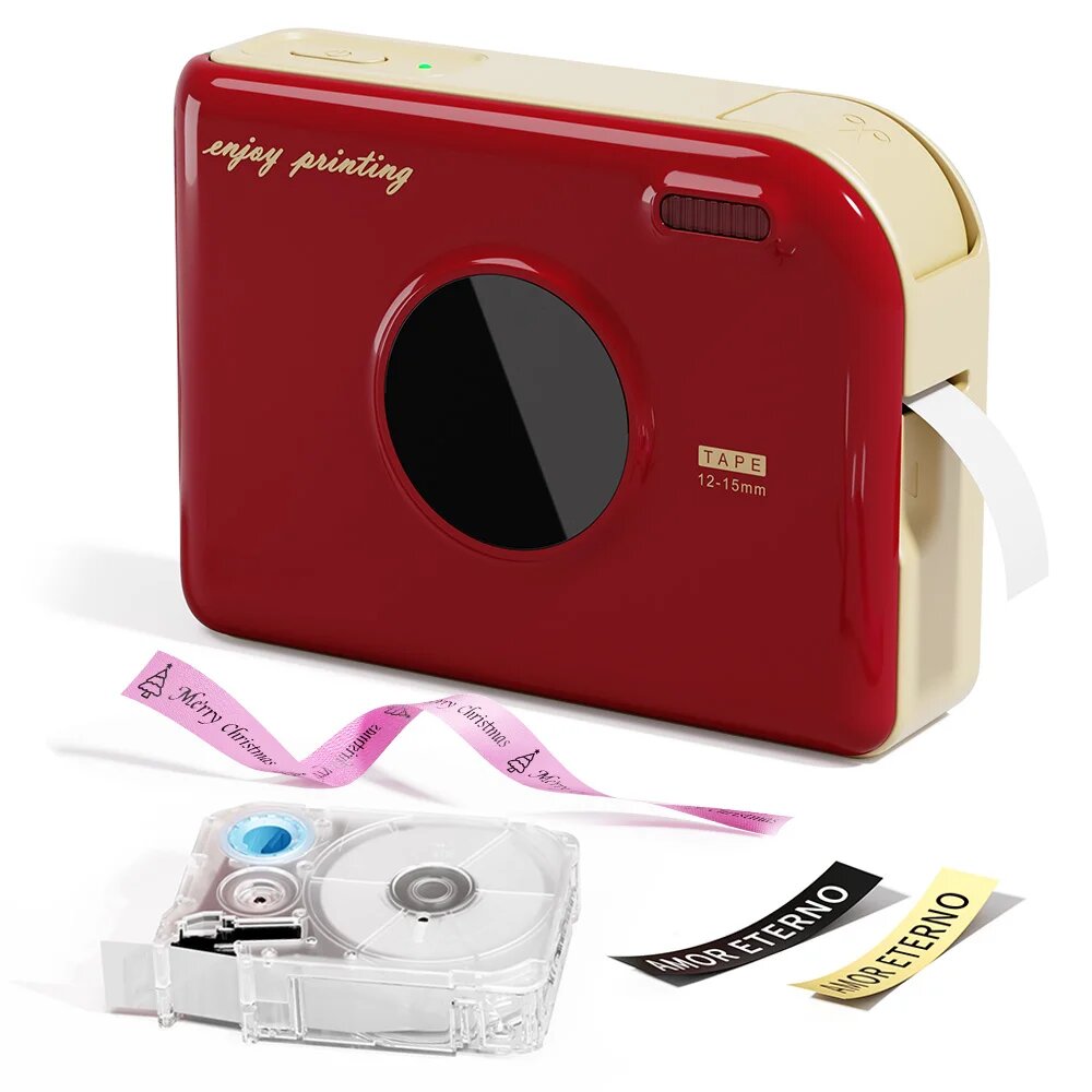 Принтер этикеток Phomemo A30, мини-принтер, беспроводной Bluetooth-принтер, портативный red A30