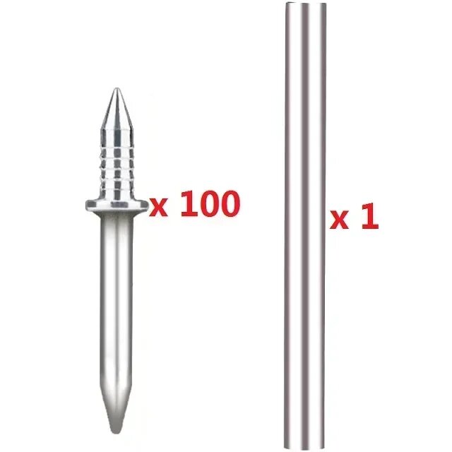 100 шт. Двусторонняя плинтус, бесшовные гвозди, двухсторонние гвозди, плинтус, специальная Скрытая лента с инструментом для спецификации гвоздей