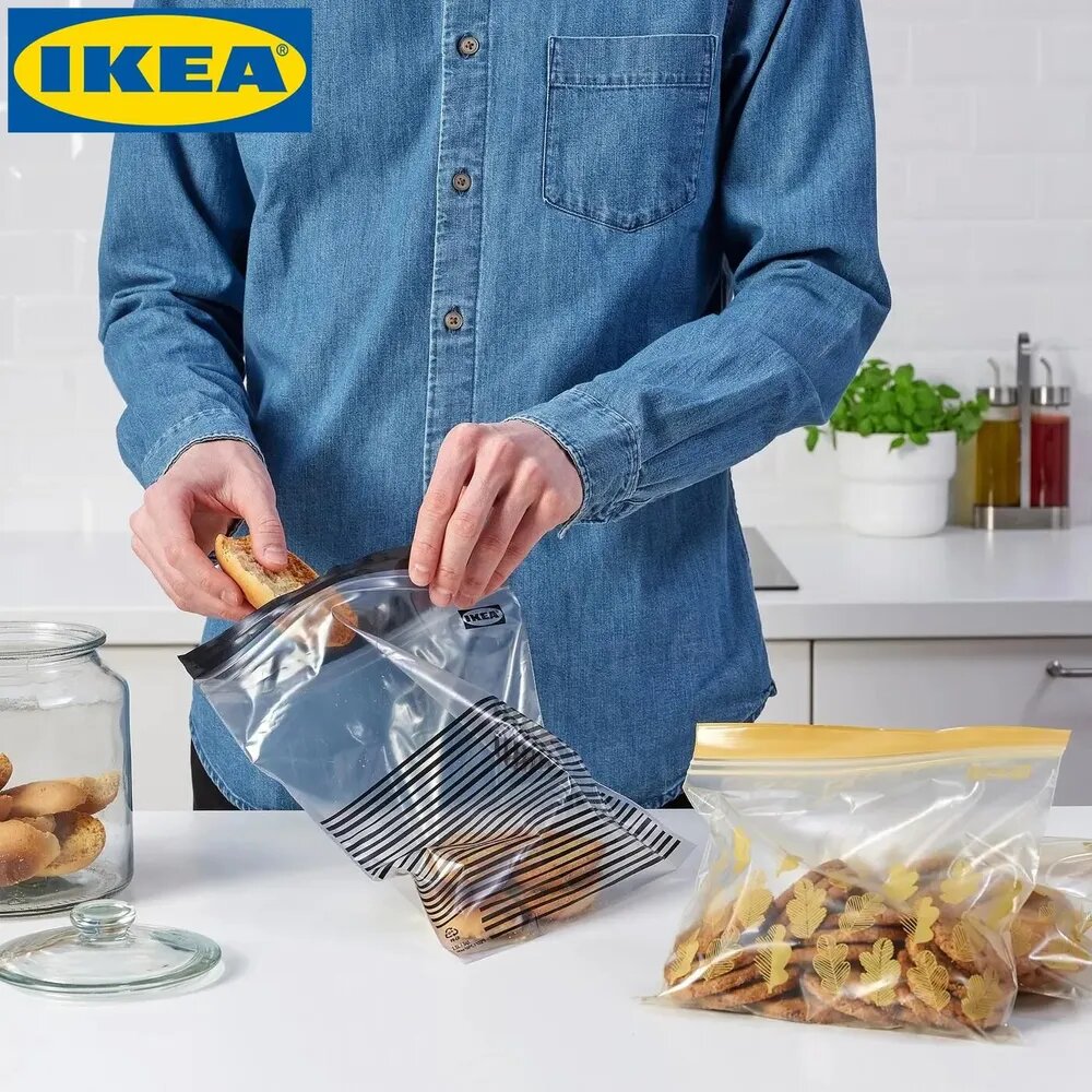 IKEA Зип пакет, 24*25/21×19 см — фото 1