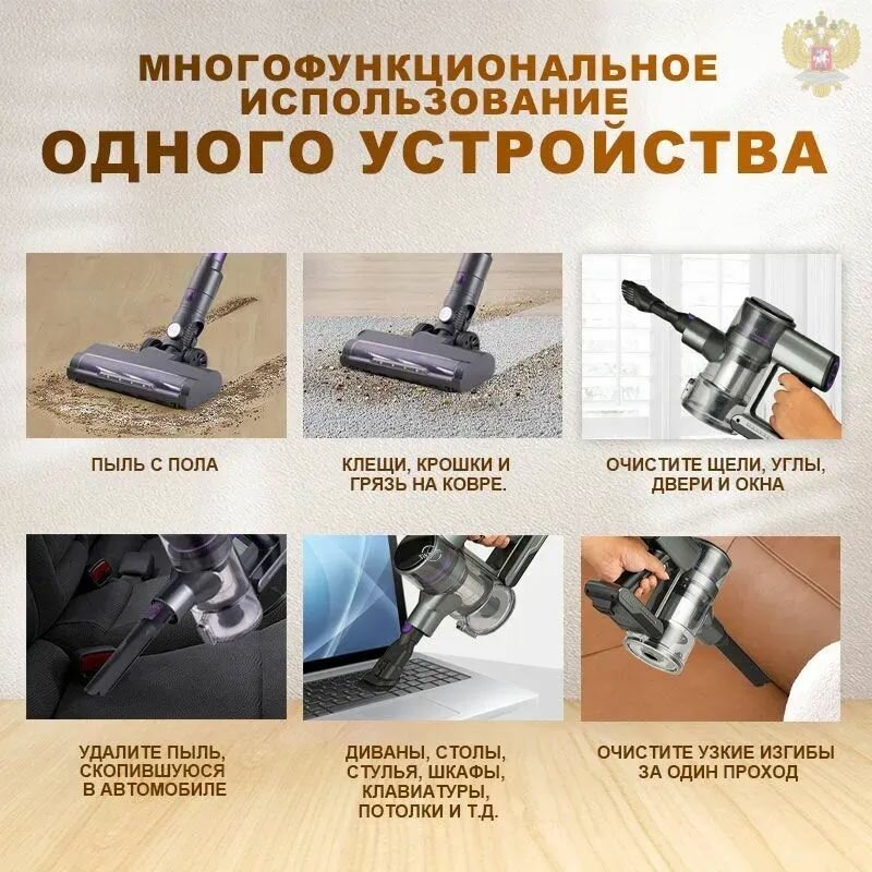 Вертикальный пылесос — фото 1