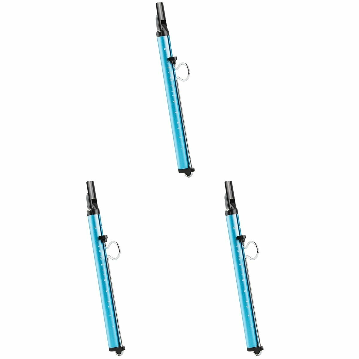 Набор из 3 музыкальных свистков-слайдов синего цвета для игры и обучения