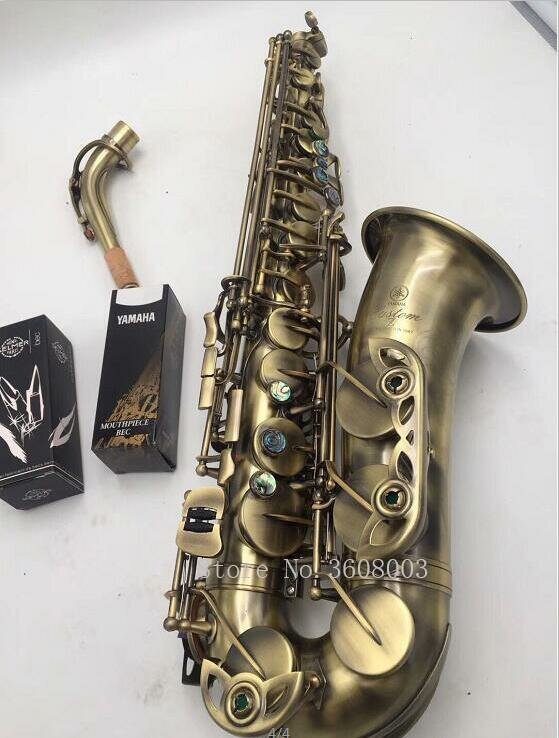 Yamaha 82Z Альт Cаксофон Sax латунь Духовой инструмент с чехлом Антическая медь