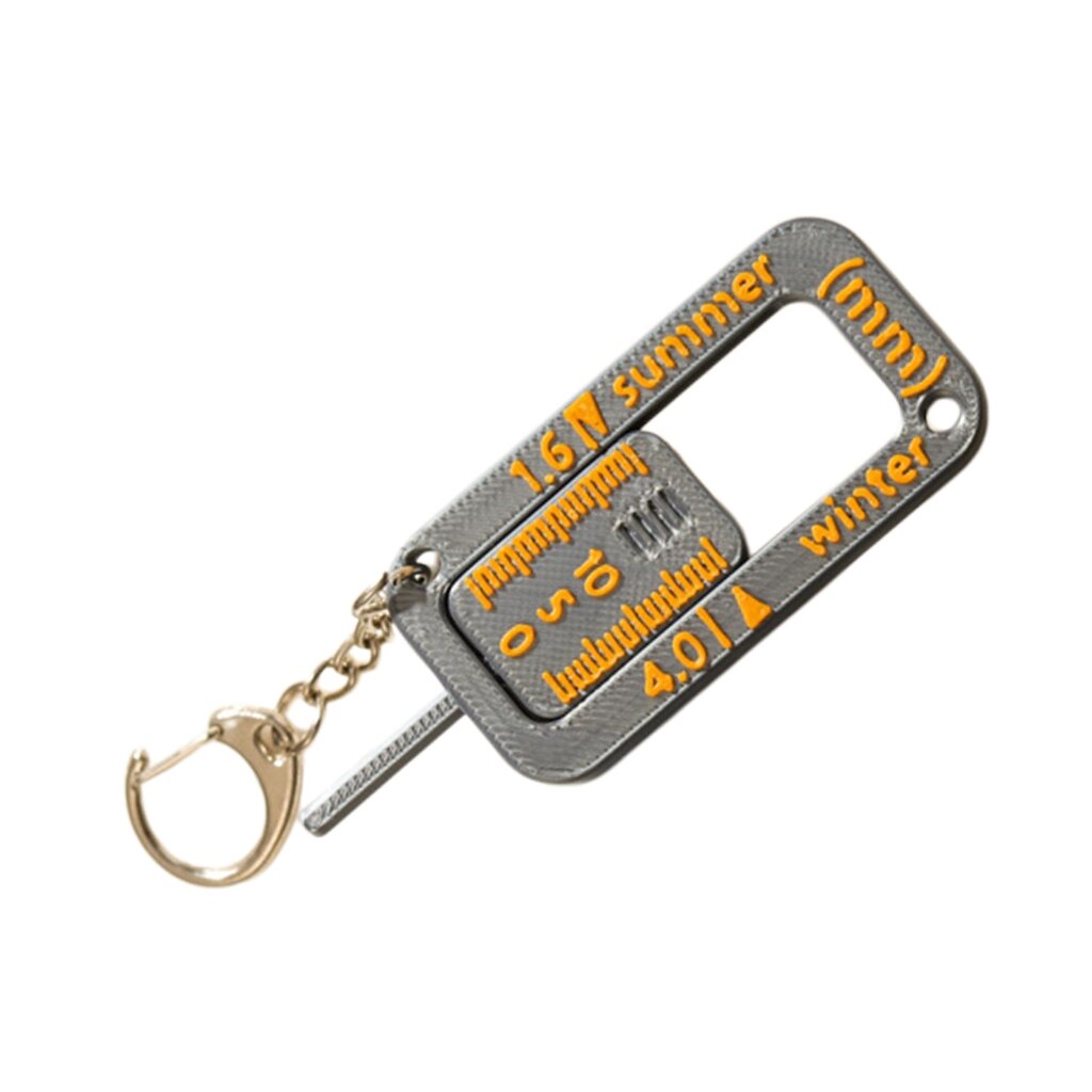 Портативный брелок для измерения глубины протектора шин-1 упаковка