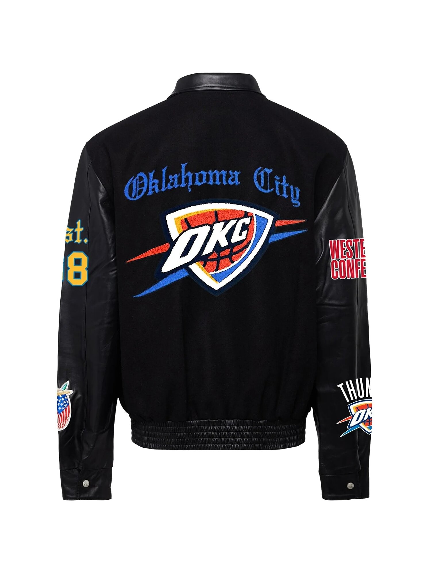 Куртка Jeff Hamilton Oklahoma City Thunder, размер 3XL, black/black — фото 1
