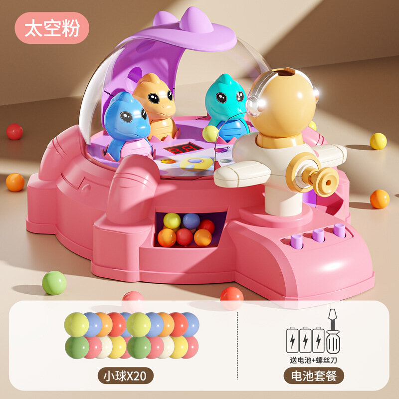 Новинка 2025 года: Настольная боевая машина с динозаврами для двух игроков, интерактивная игра для родителей и детей, детская головоломка с выбросом бусин 2026