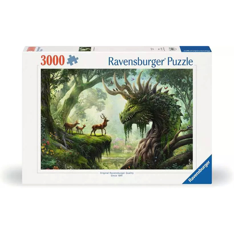 Пазл Ravensburger 3000 Лесной дракон пробуждается, арт.00808