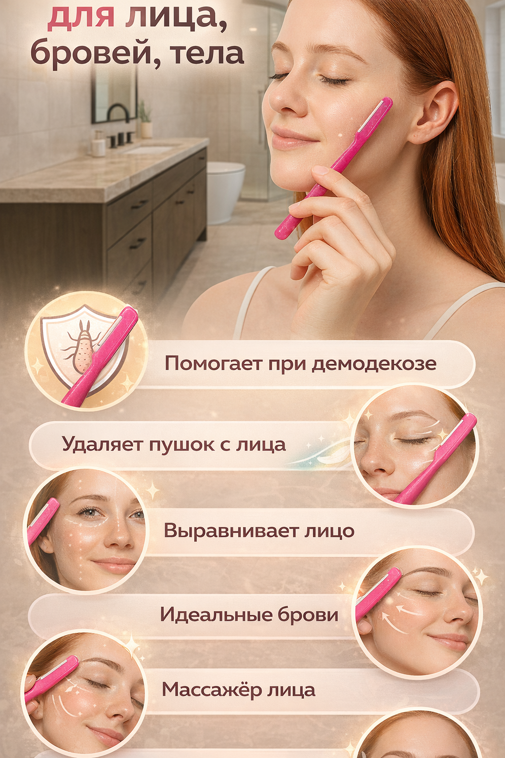 Набор триммеров бритва удаление волос на лице, бровях, теле безболезненное бритье эпиляция, от демодекоза, 12 шт