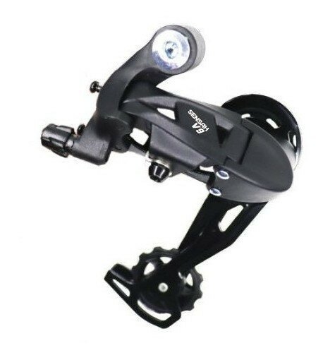Задний переключатель, SENSAH MX9-C, 9 скор. SGS чёрный 2:1 Shimano