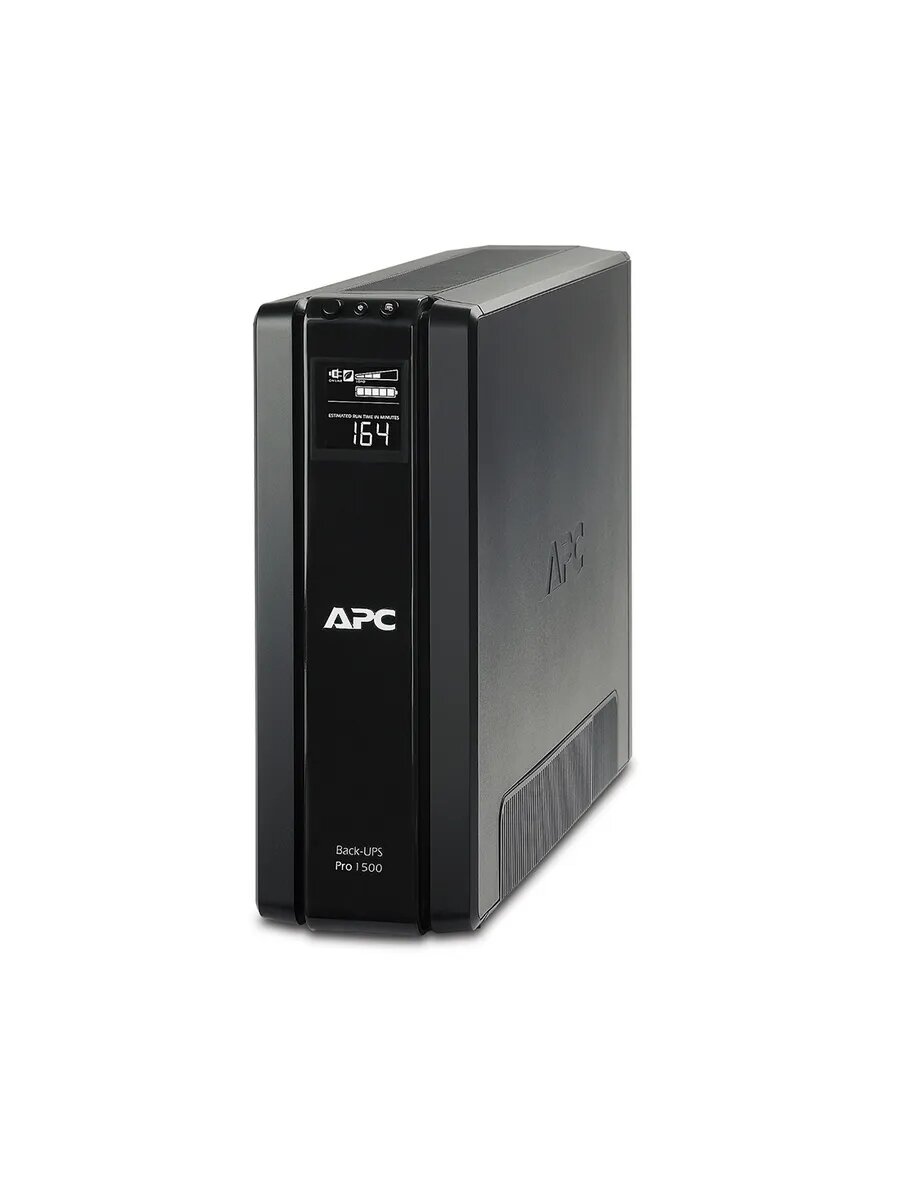 Источник бесперебойного питания APC Back-UPS Pro Power Saving, 1500VA/865W, 230V, AVR, 6xSchuko (3 Surge & 3 batt.), Data/DSL protrct, USB, PCh, user repl. batt, (BR1500G-RS analogue), 1 year warranty