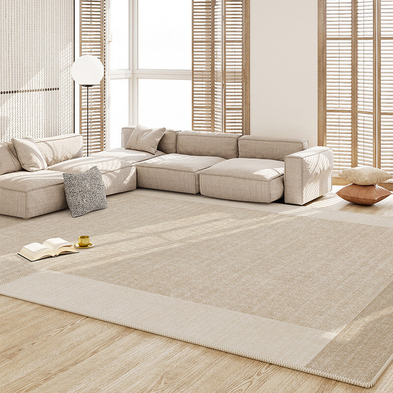 Ковер для гостиной однотонного цвета, устойчивый к пятнам, простой в уходе, не требует стирки, легкая роскошь, высококачественный вид, простой ковер для дивана и спальни, ковер Тяньцзинь