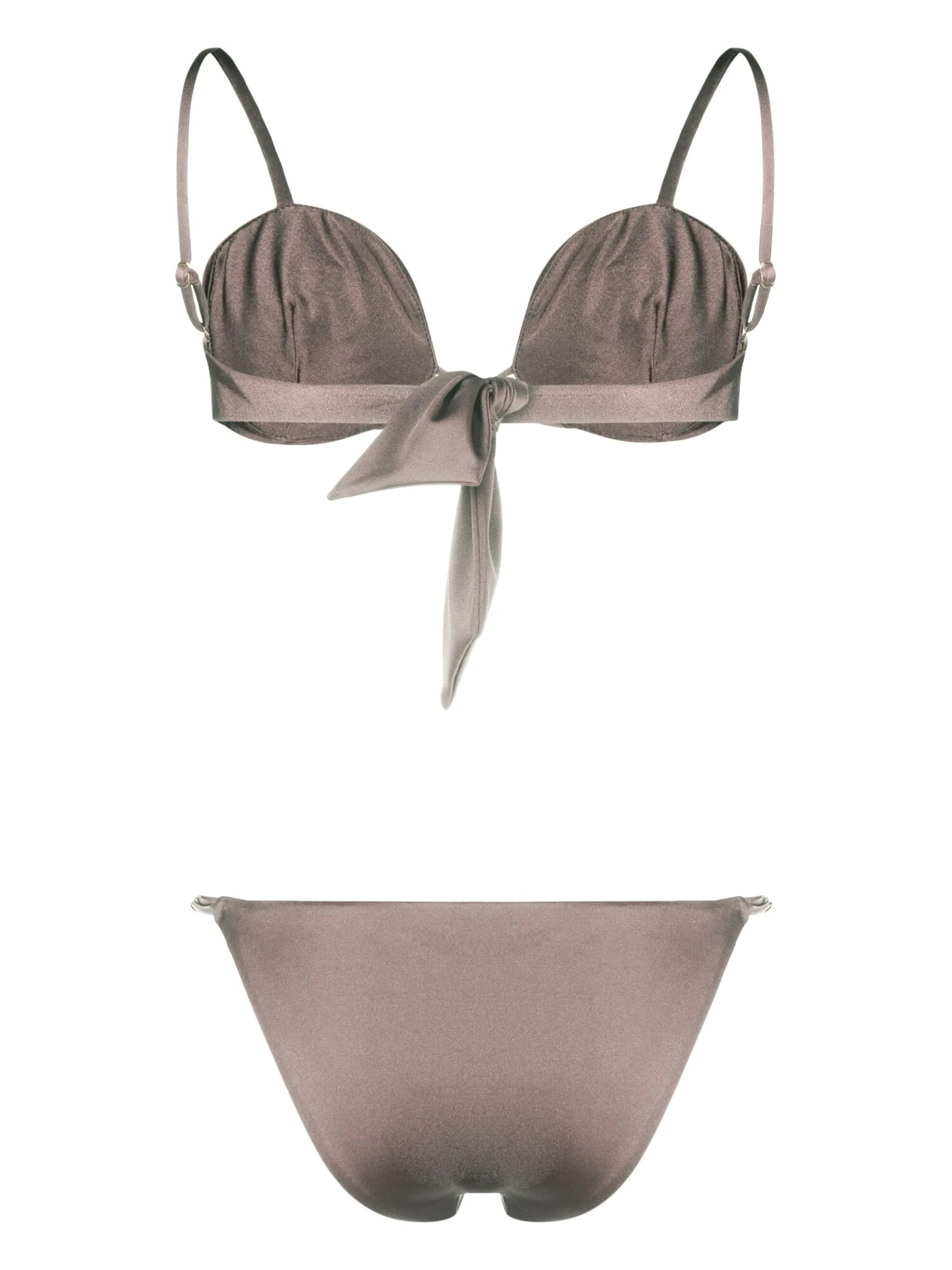 Купальник NOIRE SWIMWEAR, размер XS, коричневый — фото 1