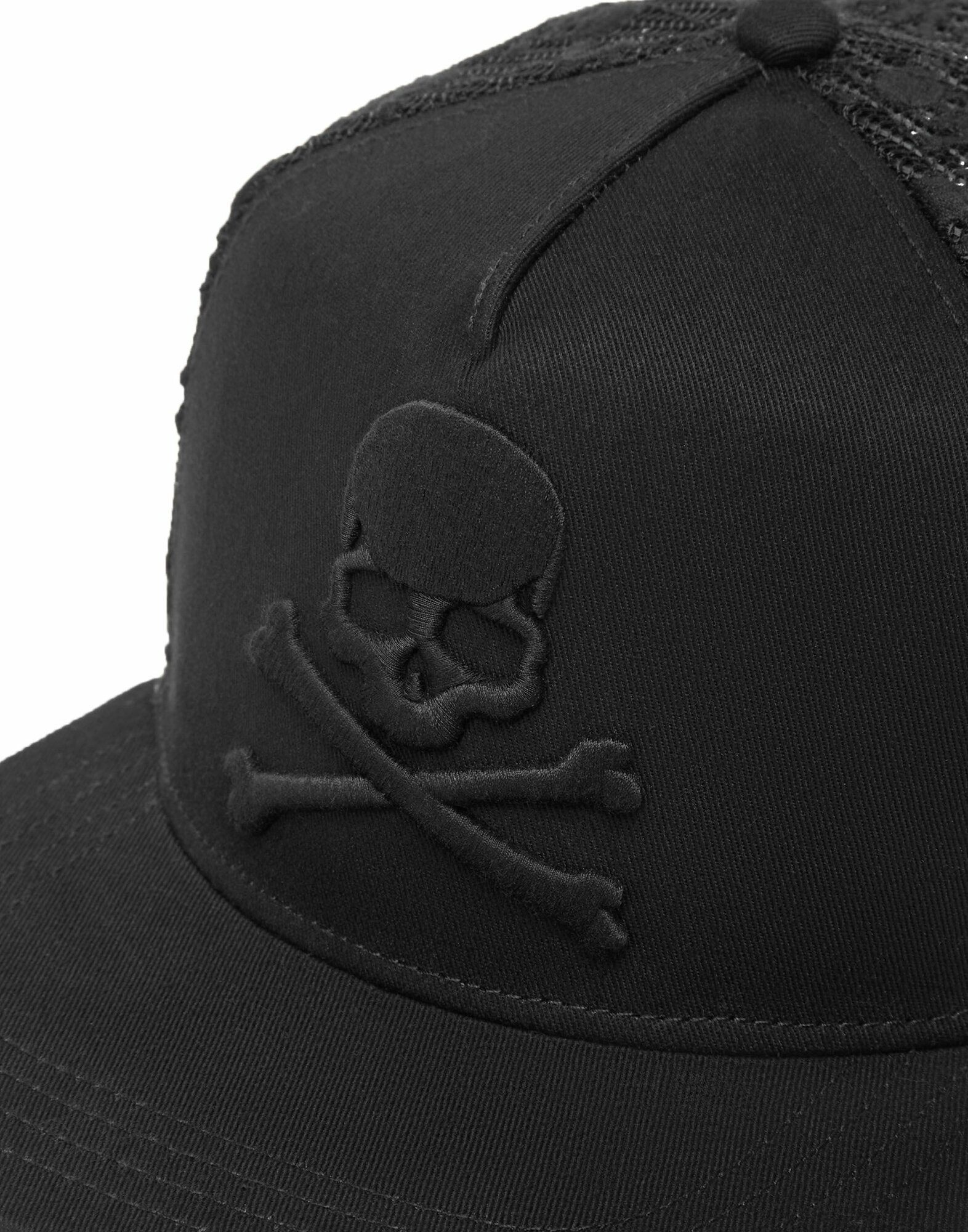 Бейсболка PHILIPP PLEIN Осень-зима 2023 для мужчин, размер OneSize, черный — фото 1