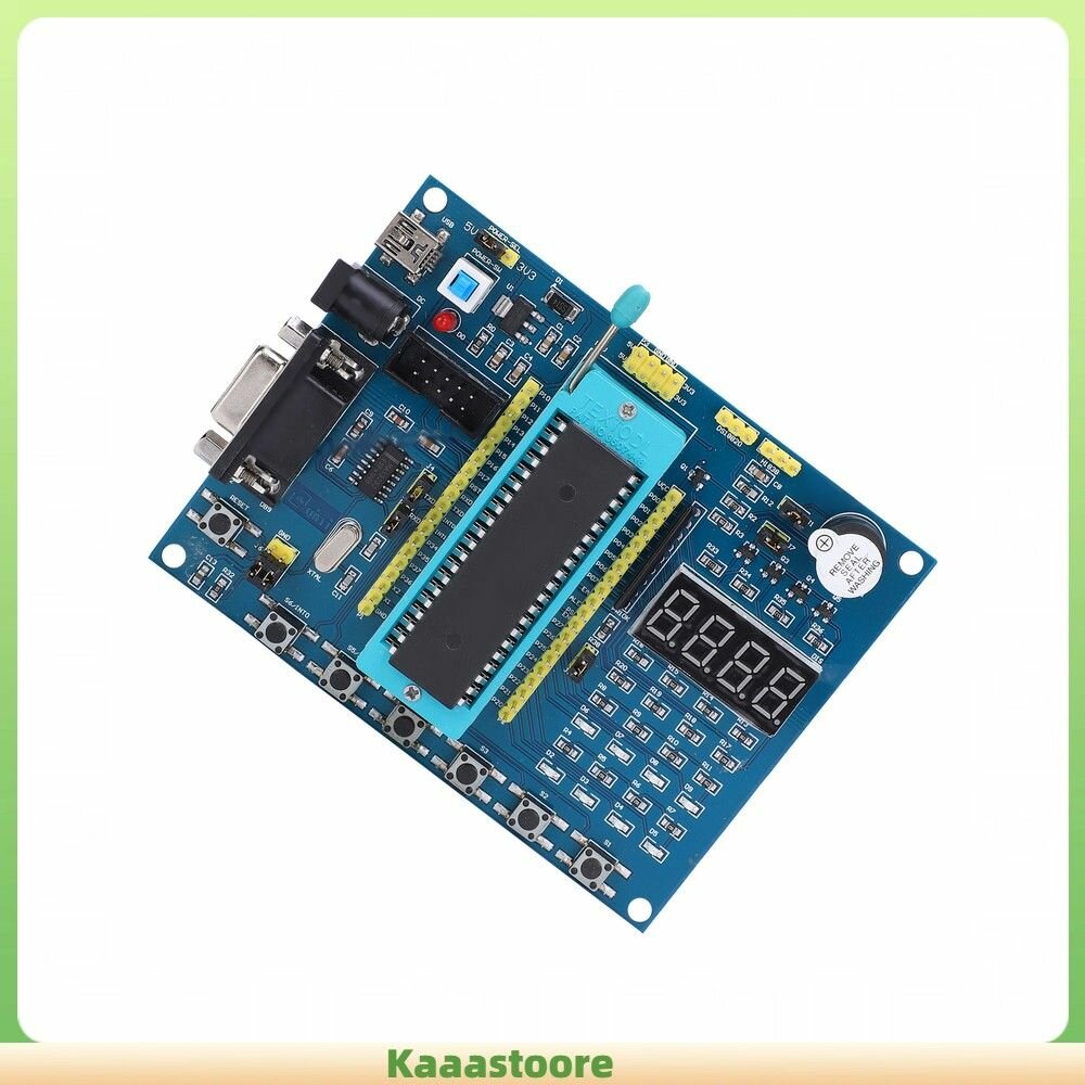 Плата разработки на микроконтроллере 51 (STC89C52RC). Питание 3-5В
