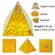 Хрустальная пирамида, Цвет: pyramid-Topaz