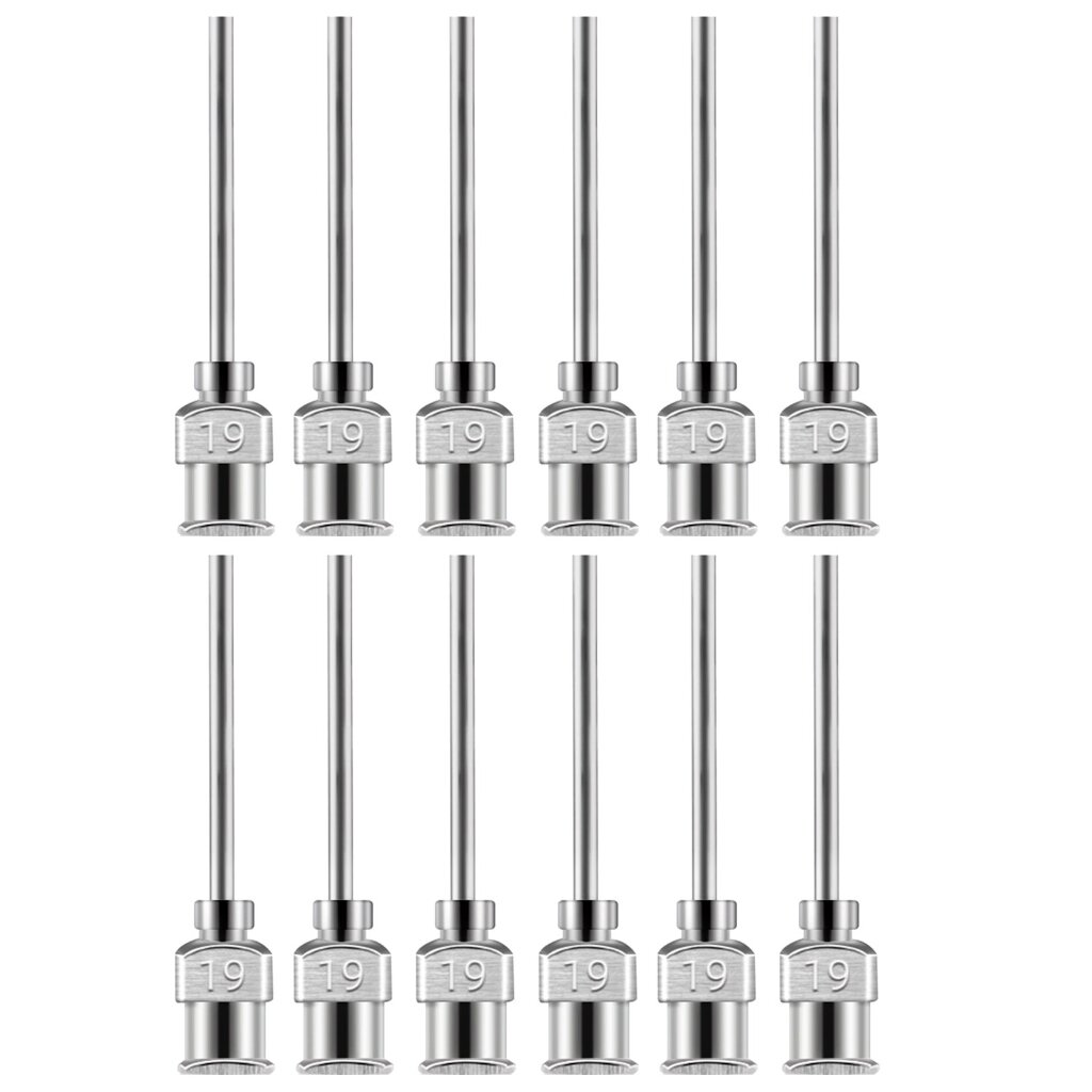 12шт 38 мм Дозирующая Игла из нержавеющей Стали для Точного Нанесения Клеев в электронных Изделиях и моделях