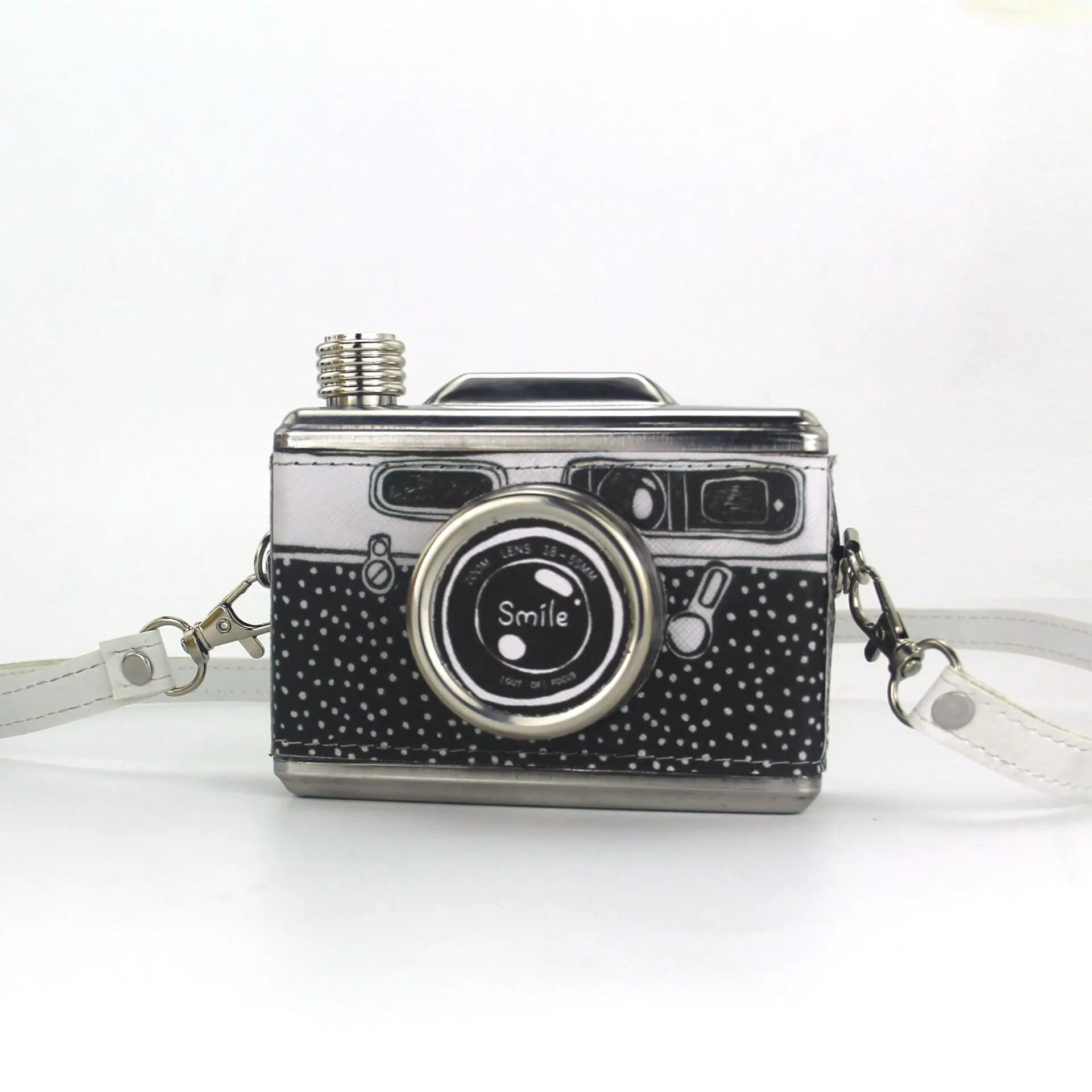 Скрытая фляга из нержавеющей стали черный