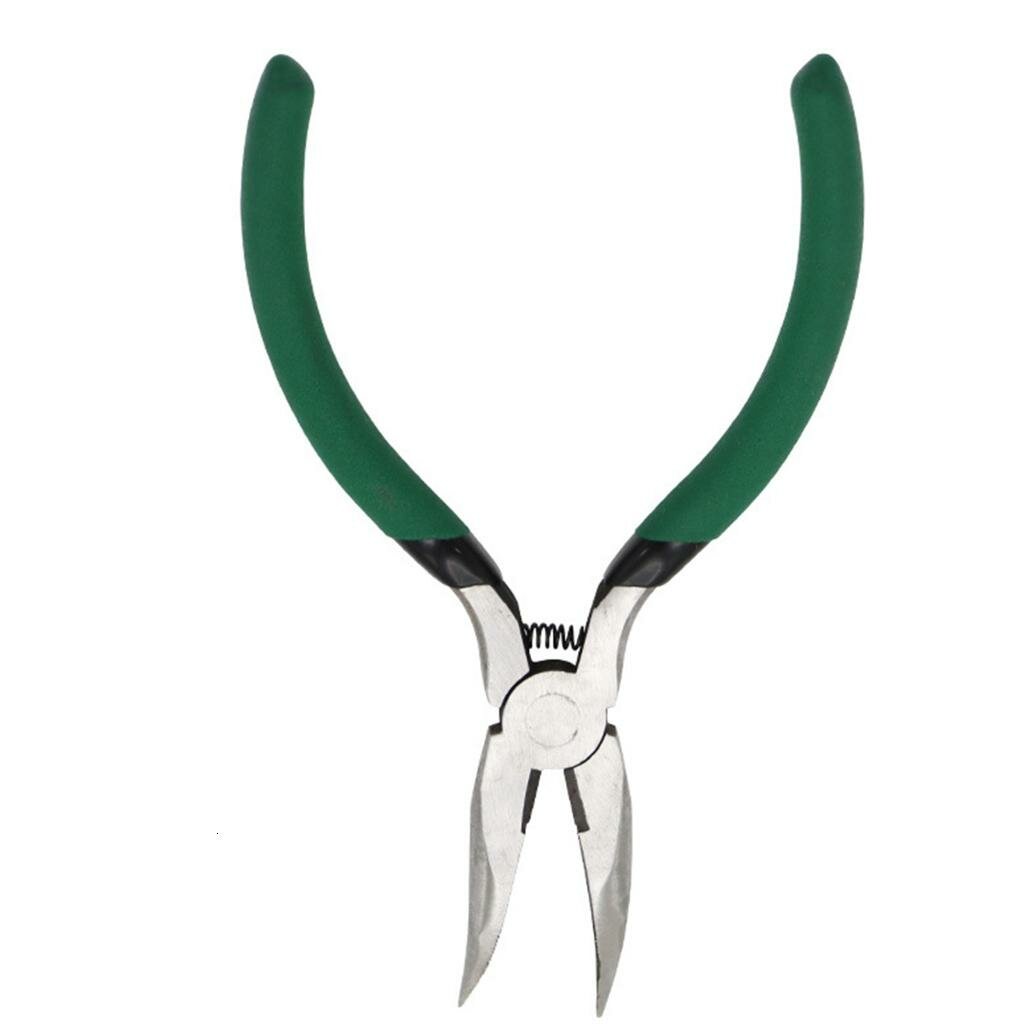 Круглогубцы изогнутые, не ржавеют, Плоскогубцы с изогнутым носом 3