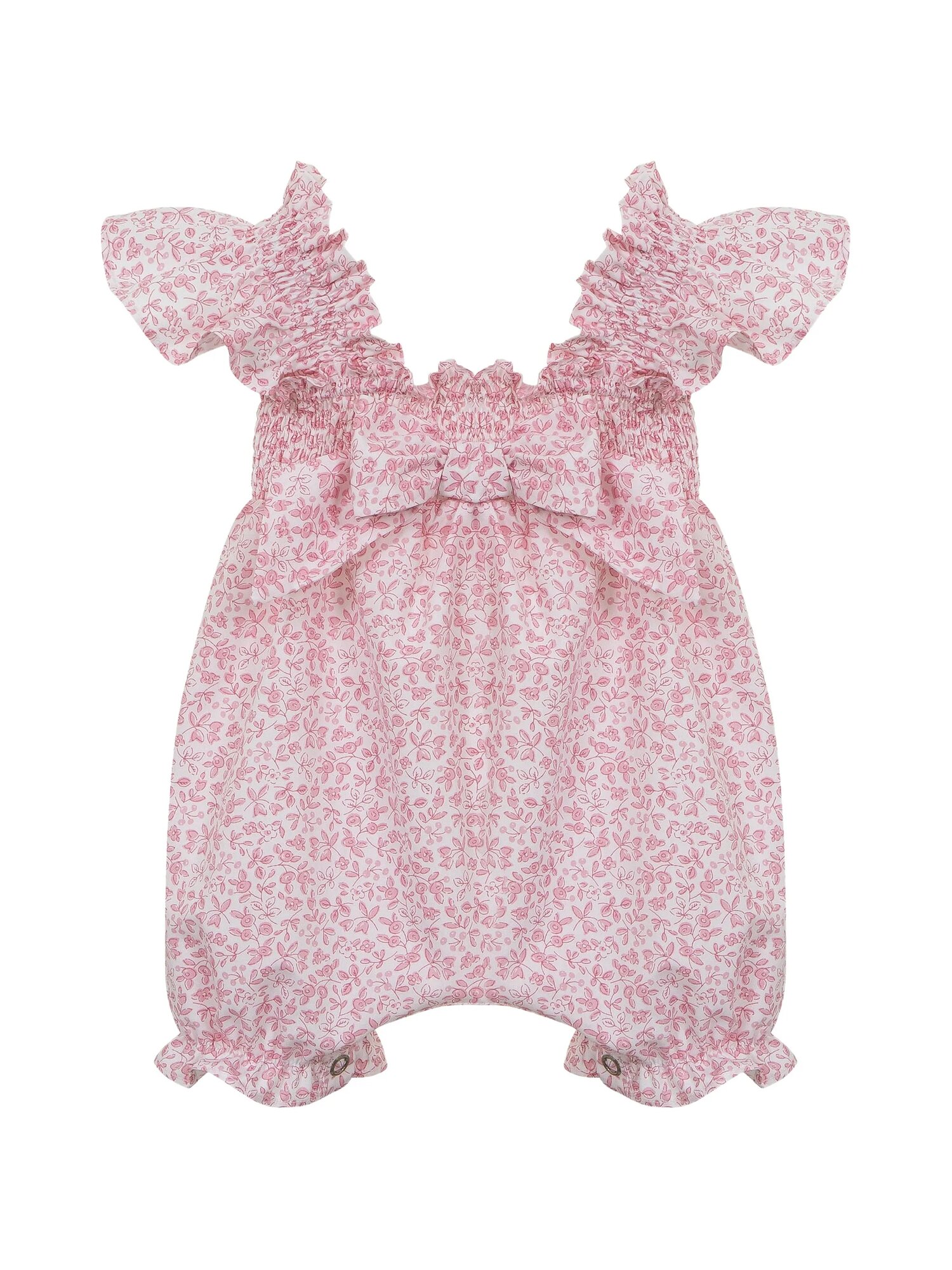 Комбинезон Ruffled-detail floral-print shortie set (set of two)