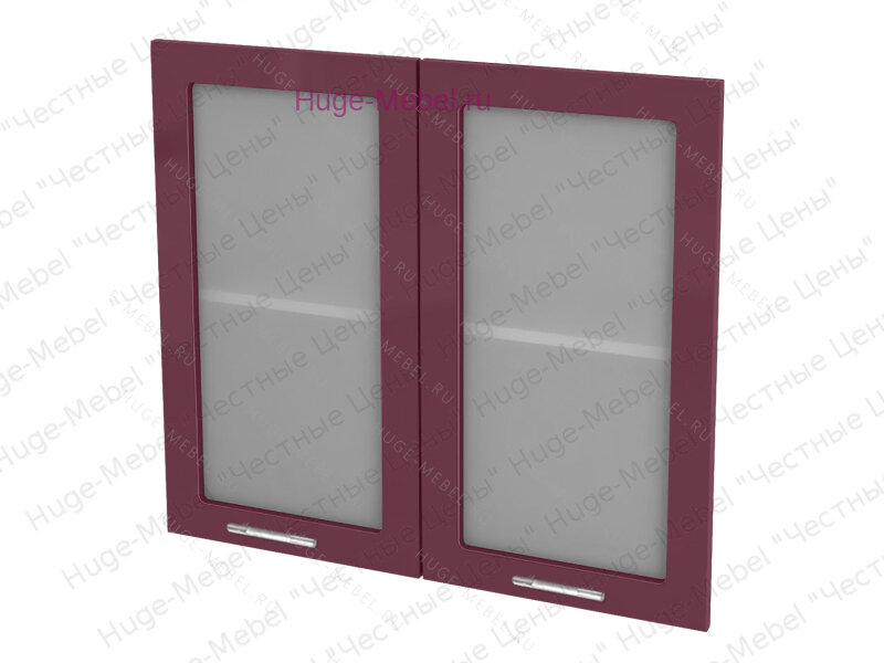 Кухонный фасад Ф-55 бордо глянец (Ксения)