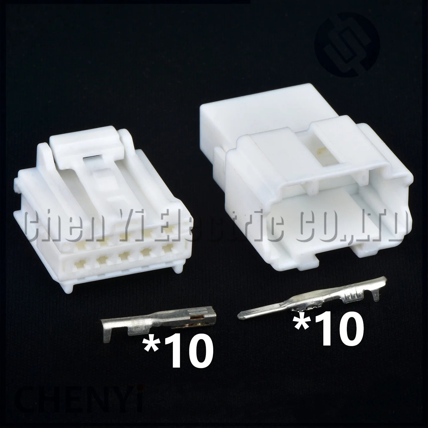Разъем автомобильный 10pin female male с пинами