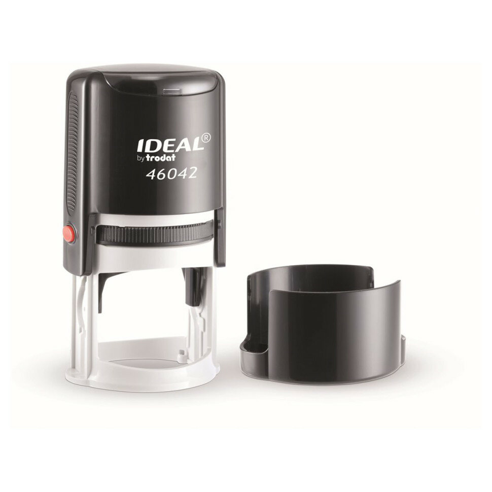 Оснастка для печати Ideal, ?42мм, пластмассовая, с крышкой (125308), 371371