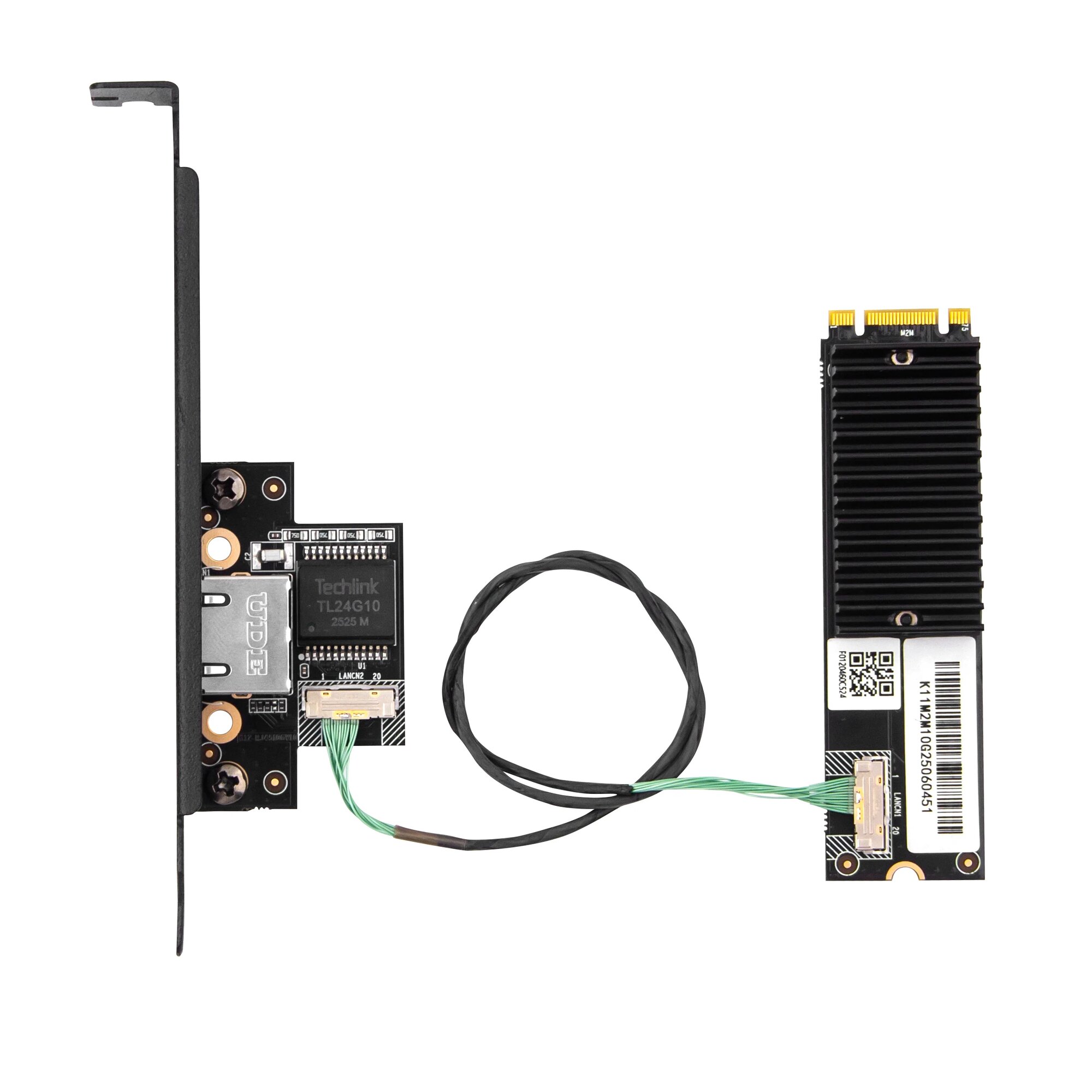 Сетевая карта AQC113 10Gbps/10Gbe M.2 B+M с адаптером RJ45 LAN, высокоскоростная Ethernet-карта 10G/2.5G/1000M для ПК/сервера