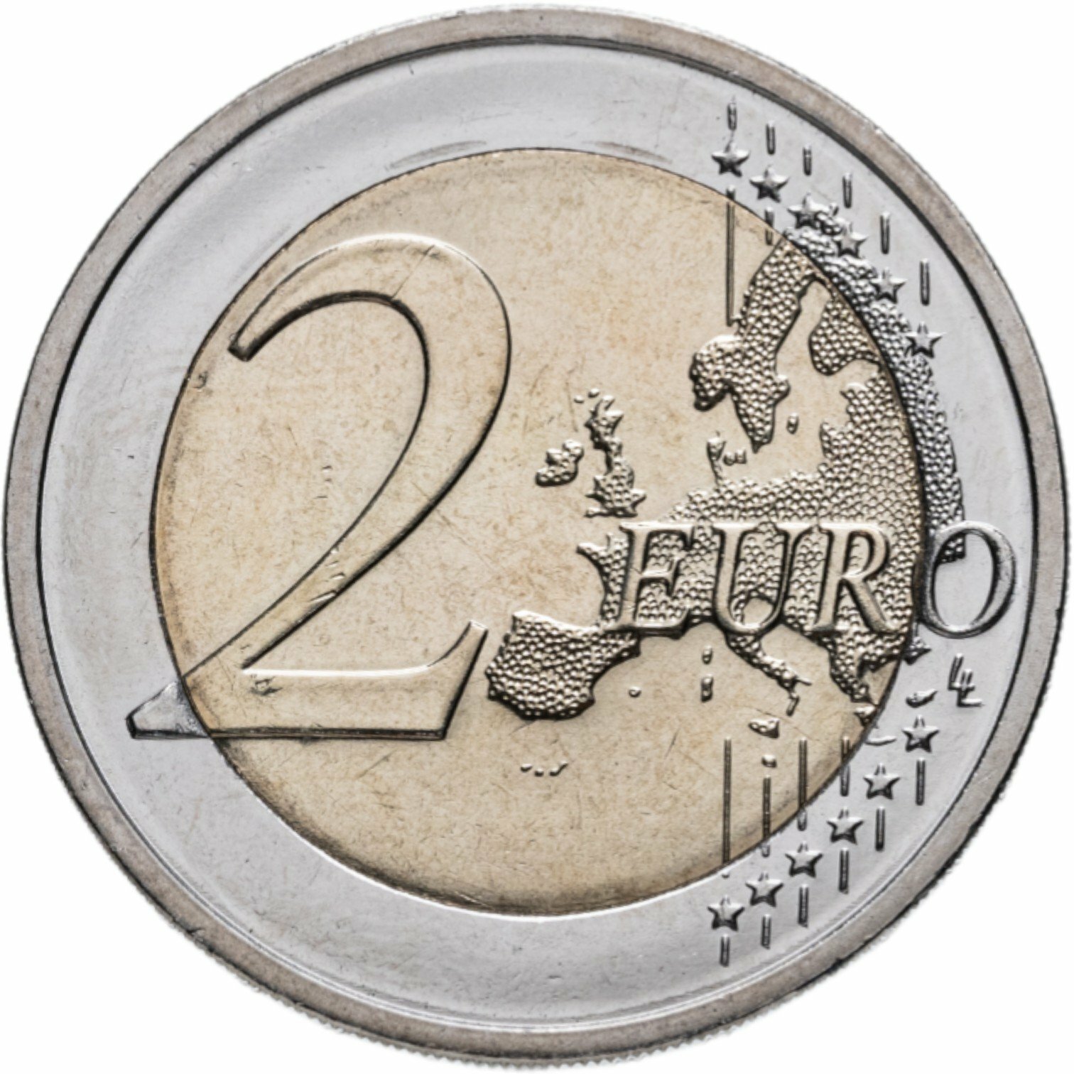 Германия 2 евро 2025 "Петля Саар Сааршляйфе" Двор F, Биметалл, в сохранности UNC