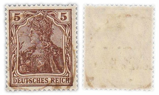 Германия, Веймарская республика, марка 5 пфеннигов 1920