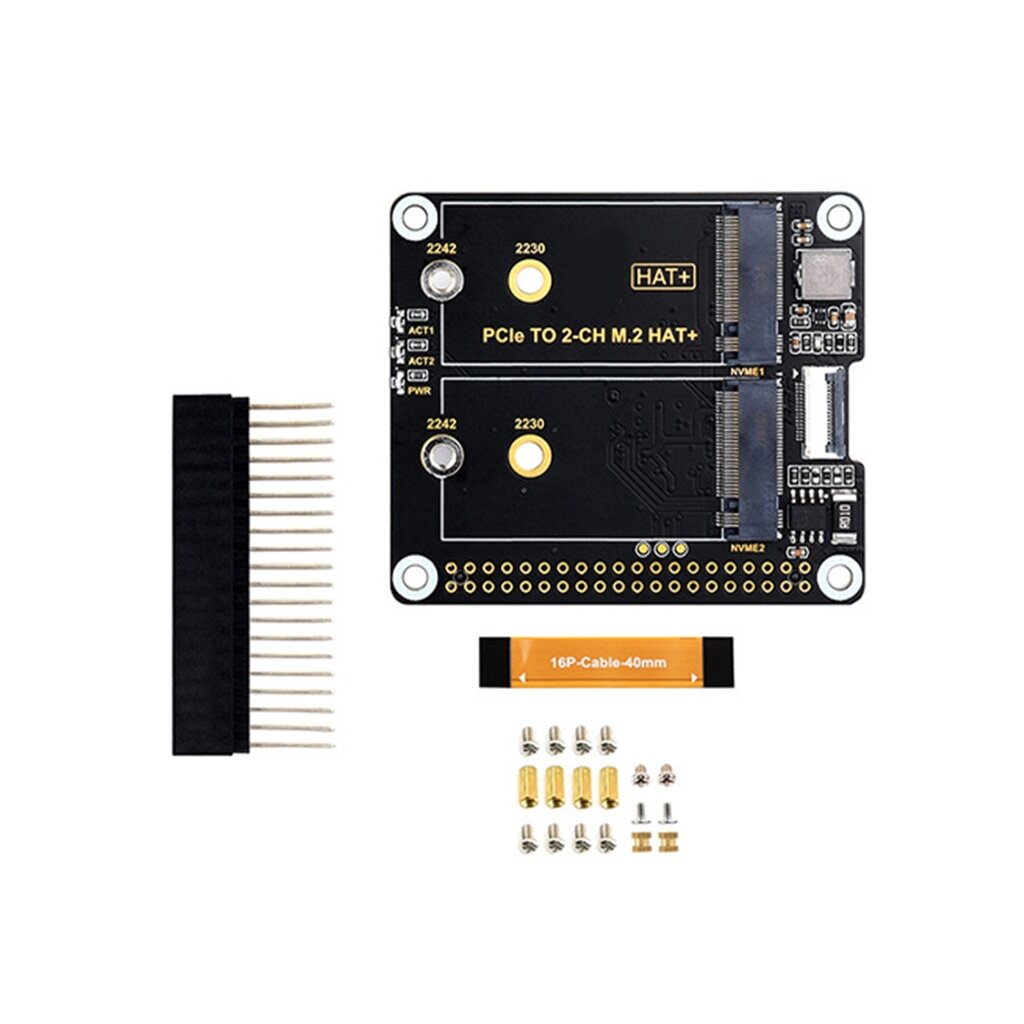 1 комплект платы адаптера PCIe — двухканальный M.2
