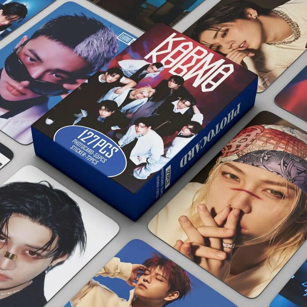 Покер Kpop Stray Kids Karma 55 карт Lomo